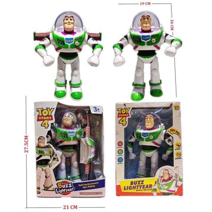 NEW M8 (NEW) WALKING ROBOT BUZZ LIGHTYEAR MULTI FUNCTION BATTERY ...