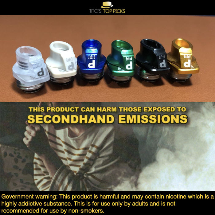 Monarchy D-Tip style Integrated drip tip for boro devices Billet Box ...