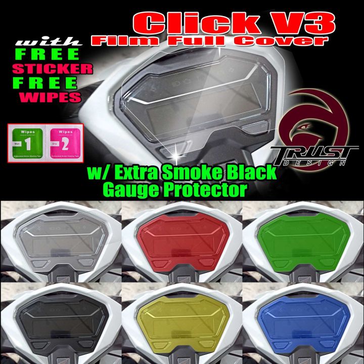 Click 125 V3 Film Full Cover Gauge Protector | Lazada PH