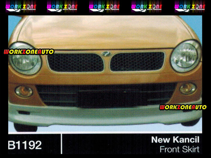 B1192 Perodua New Kancil Fiber Front Skirt Body kit Bodykit | Lazada