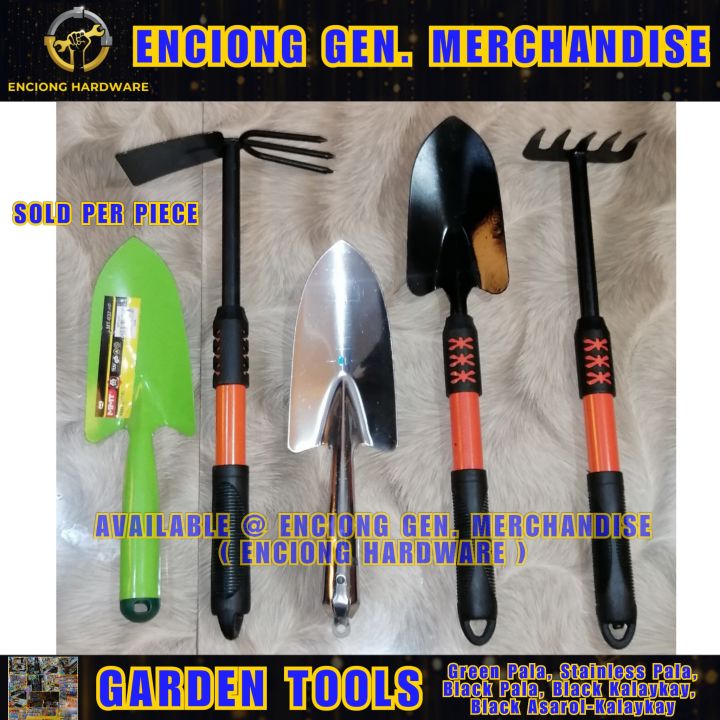 GARDEN TOOLS GREEN PALA, STAINLESS PALA, KALAYKAY-ASAROL, PALA BLACK ...