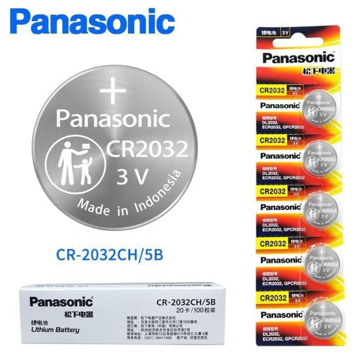 Pin Khuy Cúc Áo Panasonic CR2032 - CR2025 - CR2016 3V Lithium dùng cho ...