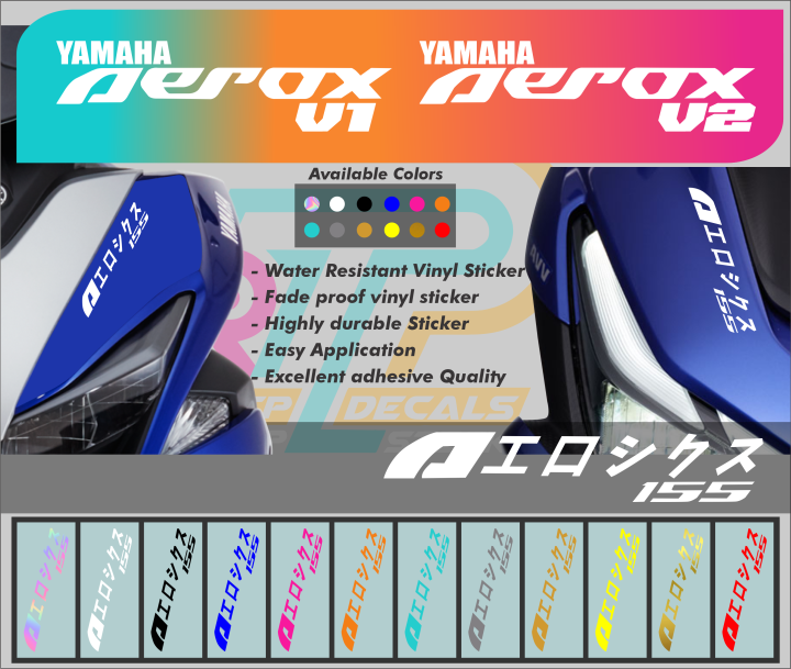 Yamaha Aerox Japanese Decals | Lazada PH