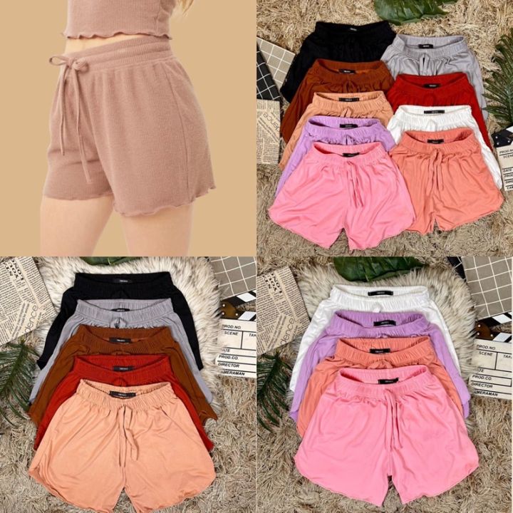 F21 Comfy Lettuce Shorts for Women | Lazada PH
