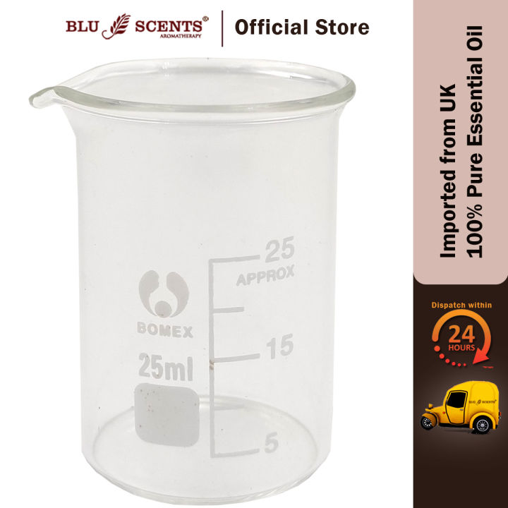 Blu Scents 25ml Glass Laboratory Beaker - Essential Tool for ...