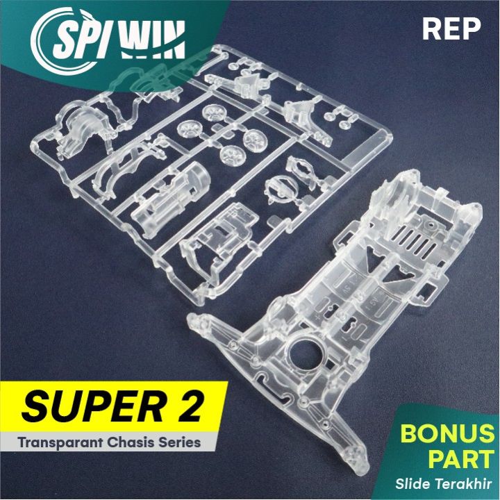 CHASIS TAMIYA S2 CLEAR SASIS SUPER 2 CHASSIS REP RANGKA CSOA | Lazada ...