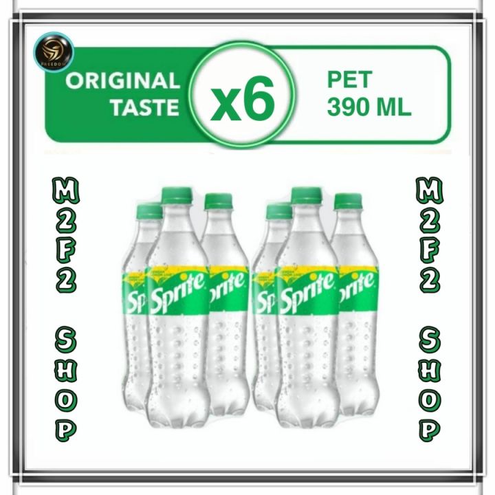 Sprite Original MInuman Bersoda Botol Plastik Pet - 390 ml (Kemasan 6 ...