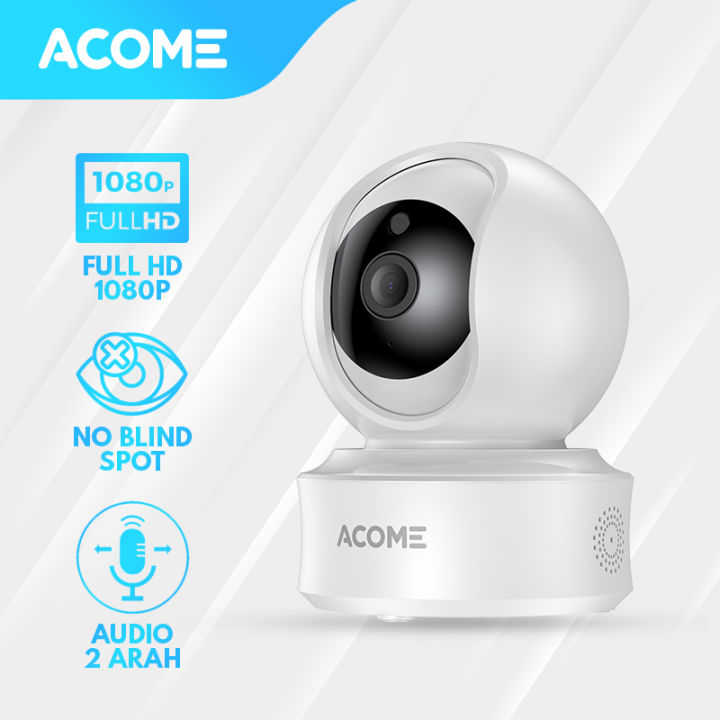 ACOME IoT APC03 Camera CCTV WiFi Indoor/outdoor No Blind Spot 2 Arah ...