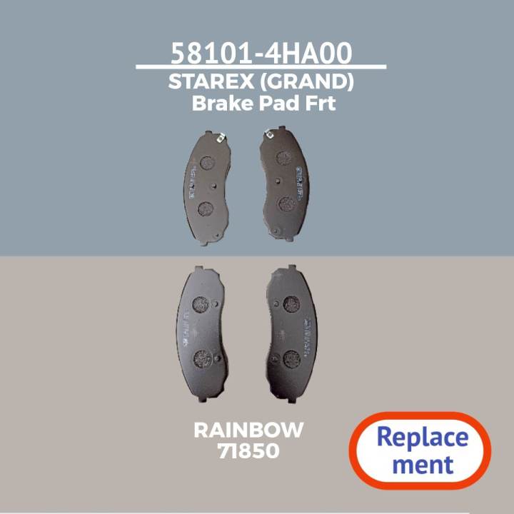 581014HA00 Brake Pad Frt for HYUNDAI Starex (Grand) [Replacement] Part ...