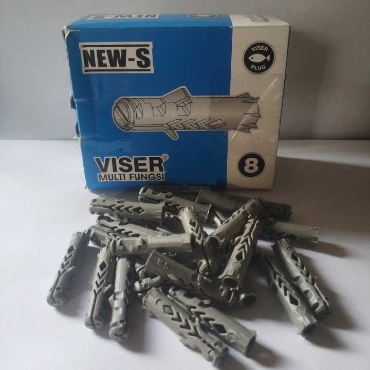 Viser Dinding / Viser Plug Multi Fungsi New-S 8 (12PCS) | Lazada Indonesia