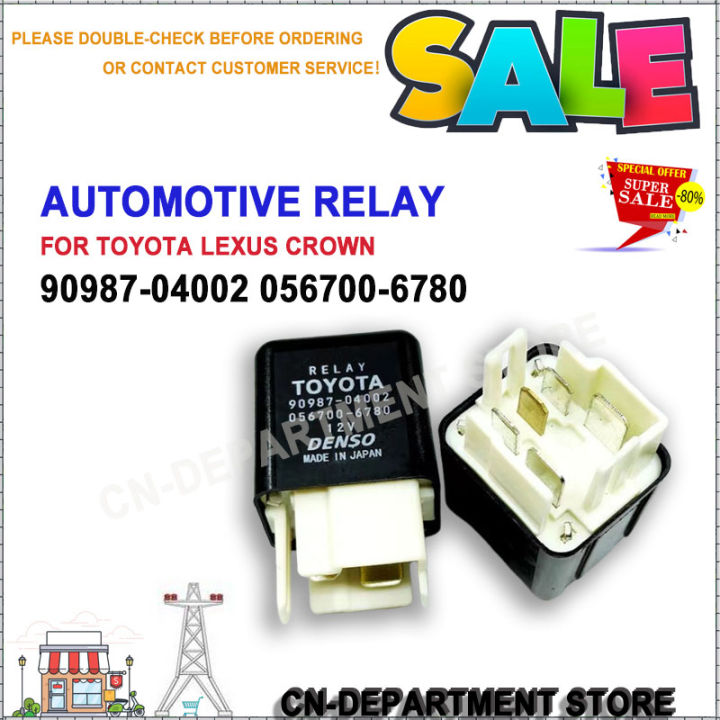 Automotive Relay 90987-04002 for Toyota Lexus Crown 056700-6780 ...
