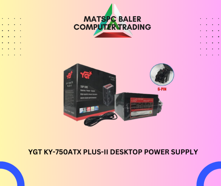 YGT KY-750ATX PLUS-II Desktop Power Supply | Lazada PH