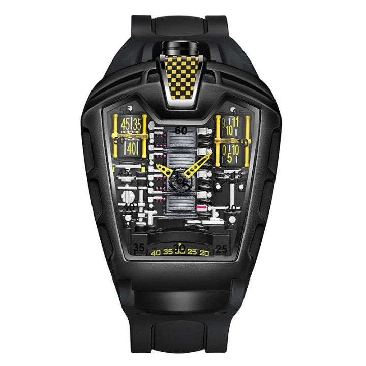 hot style engine Bugatti 16-cylinder concept hollow monster watch ...