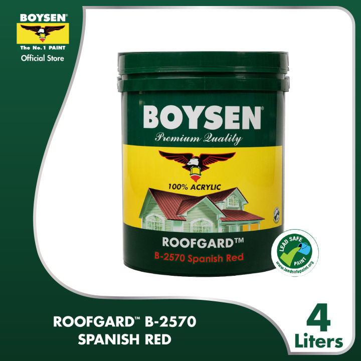 BOYSEN Roofgard Spanish Red B2570-4L | Lazada PH