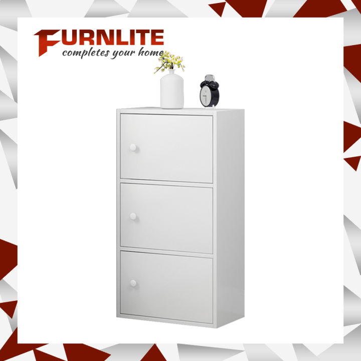 Furnlite 3 Tier Cabinet SP096 | Lazada PH