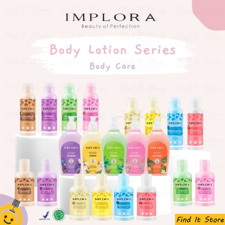 Implora Instant Bright Body Lotion 300ml | Milky Loyion Serum 60ml ...