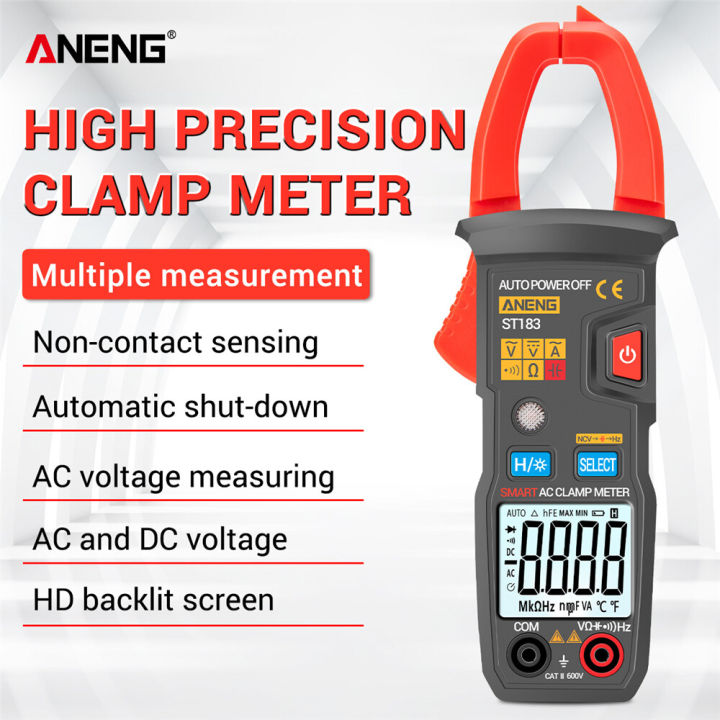 【Philippine spot】ANENG ST183 6000 Counts Digital AC Current Clamp Meter ...