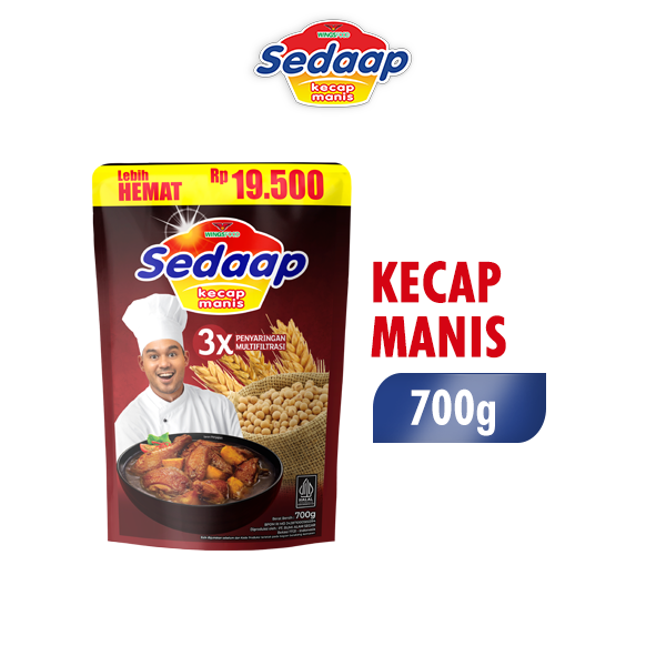SEDAAP Kecap Manis Pouch 700 gram | Lazada Indonesia
