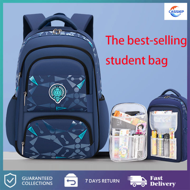 Lowest price large neck protection student schoolbag, children's side ...