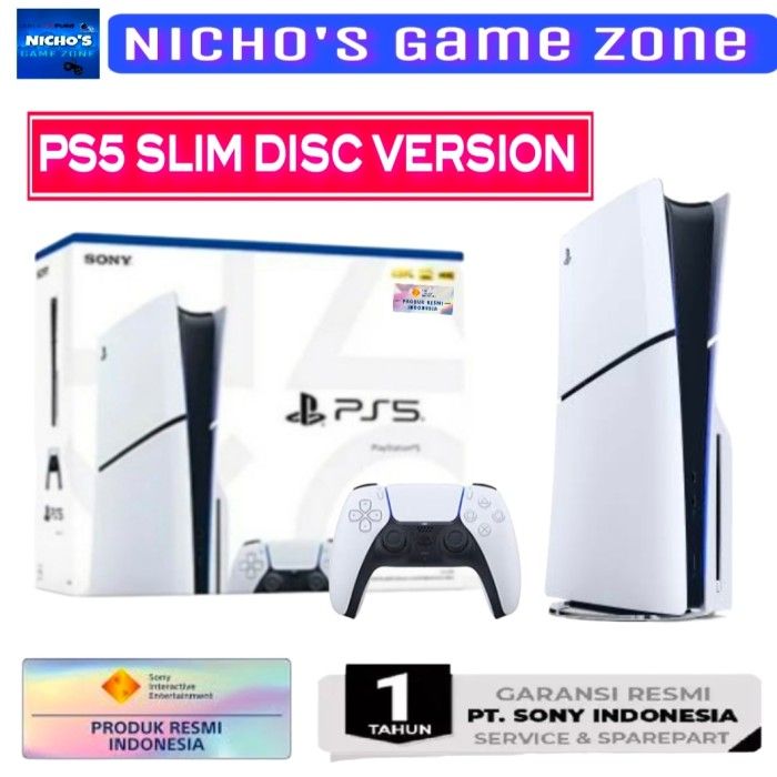 Sony PS5 Playstation 5 Slim Disc Version Garansi Resmi Indonesia - 1 Stick | Lazada Indonesia