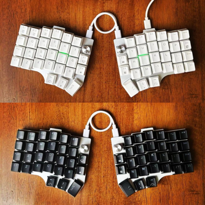Wired Corne V4 RGB Hot Swap Single-mode Ergonomic Split Mechanical ...
