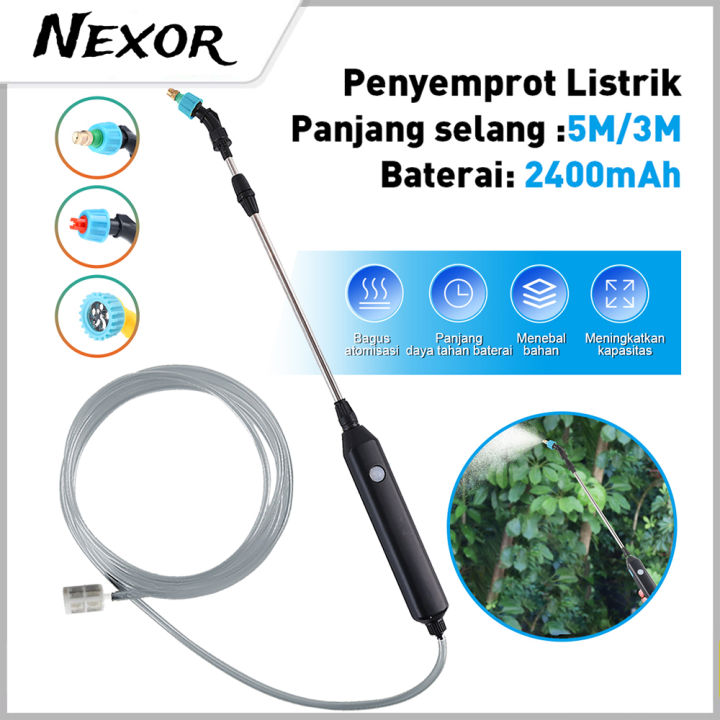 Nexor Sprayer ALAT SEMPROT Elektrik Penyiram PERTANIAN HAMA Tanaman Adjustable Nozzle Spray HAMA ...