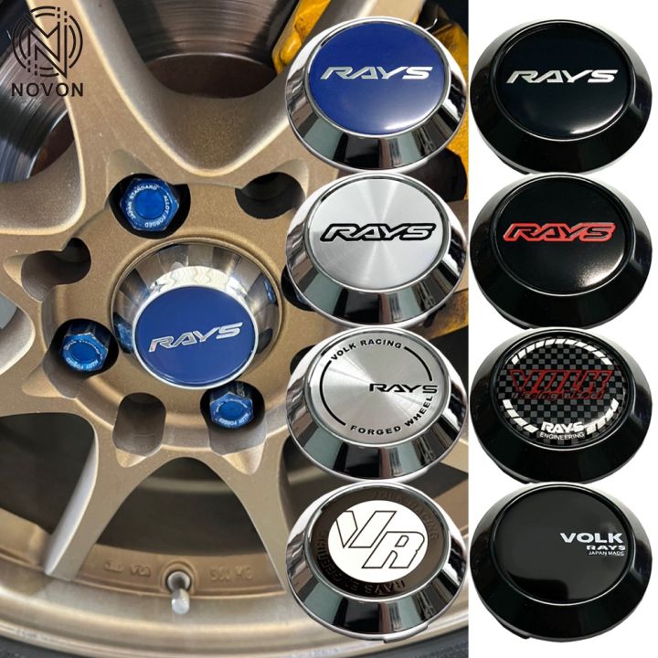 🔥🔥🔥Spot goods 1PC 68mm RAYS Rim center cap rays logo emblem volk racing ...