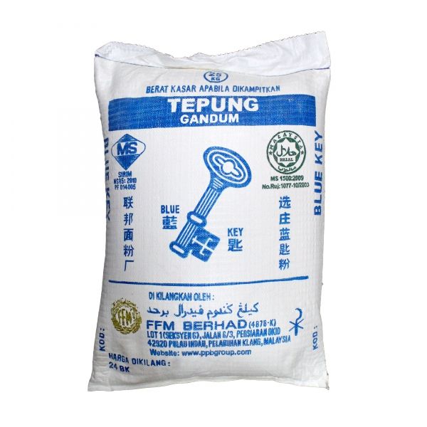 BLUE KEY TEPUNG GANDUM 25KG | Lazada