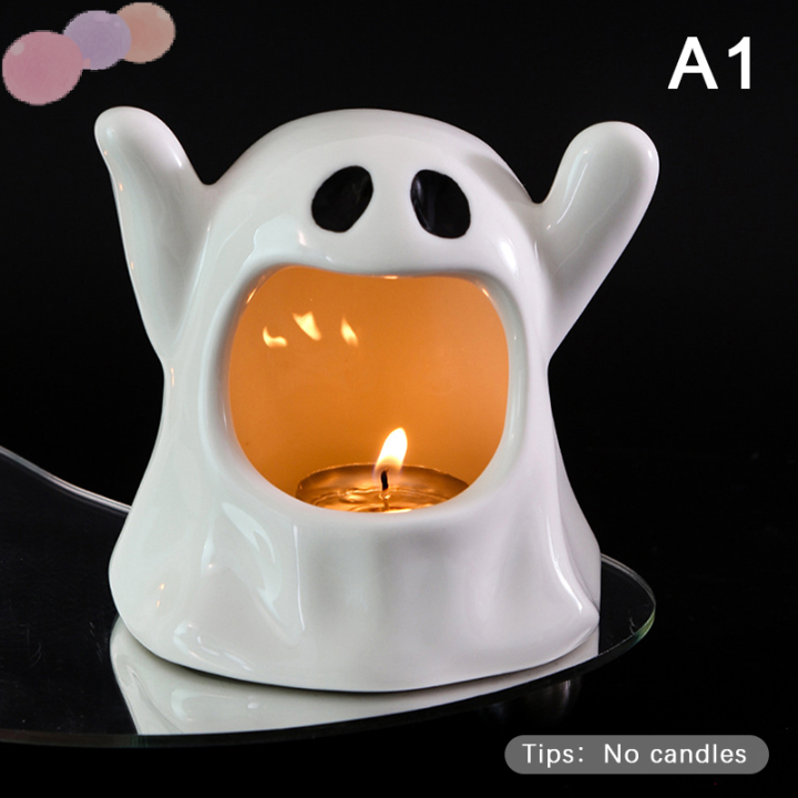 WXGRM Candle Container Creative Halloween Ceramic Craft Pendant ...
