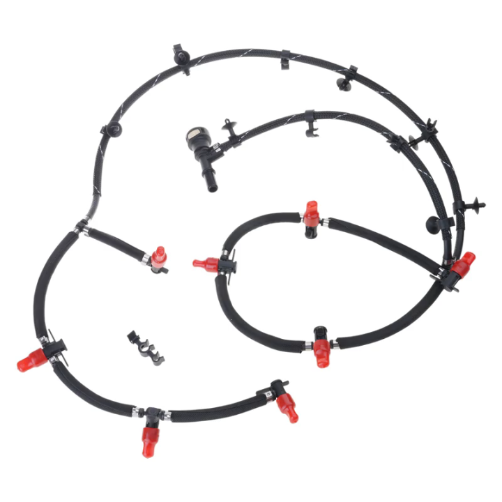 ท่อน้ำมันเชื้อเพลิงท่อส่งคืนสำหรับ F-250หัวฉีดน้ำมันสายประกอบท่อ ...