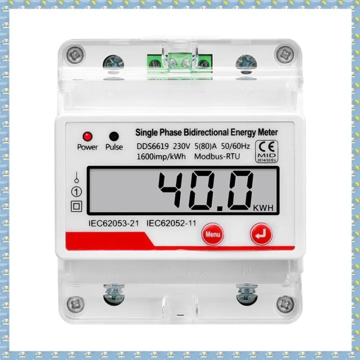 (WPSJ) AC 230V 4P Single Phase with RS485 Modbus RTU Communication ...