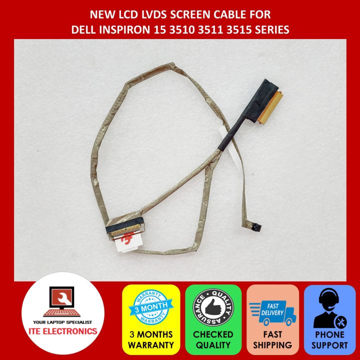 NEW DELL INSPIRON 15 3510 3511 3515 SERIES LCD LVDS SCREEN CABLE 08DCFG ...