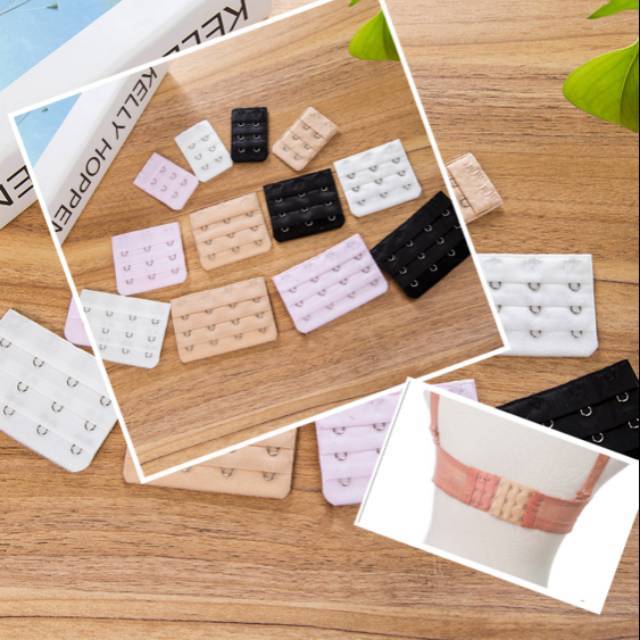 OK Bra Back Bra Extender Straps 2/3/4 Hooks 3 Rows Underwear Strapless ...