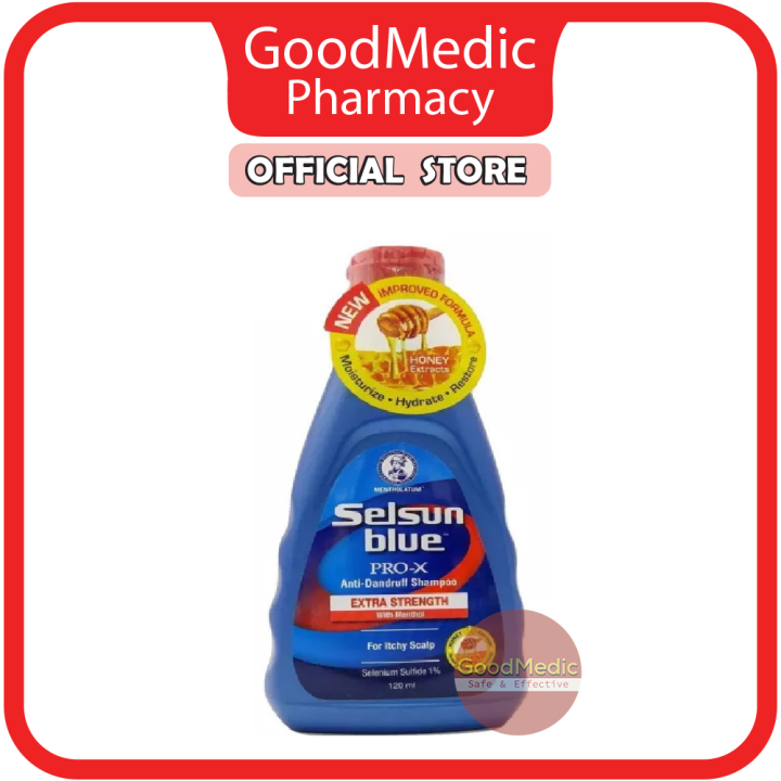 Selsun Blue Dandruff Treatment Shampoo Extra Strength with Menthol ...