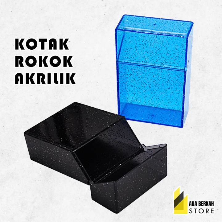 Kotak Simpan Penyimpanan Rokok Tingwe Isi 20 Batang Box Rokok Akrilik ...