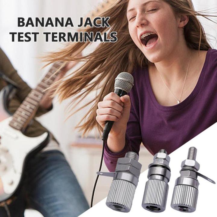 Speaker Terminal Binding Post 4mm Jack All-Metal Test Terminals Speaker ...