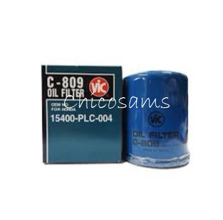 Vic Oil filter C-809 for Honda CRV/ City/ Accord/ Pilot/ Fit/ Jazz / Civic/ Acura/ Integra ...