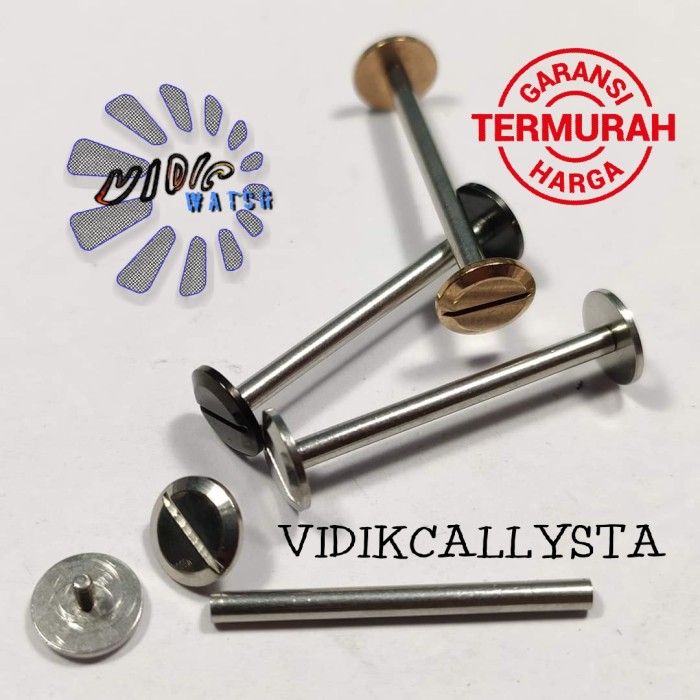 PEN PIN BAUT DIAGONO TITANIUM 24MM STAINLESS STEEL | Lazada Indonesia