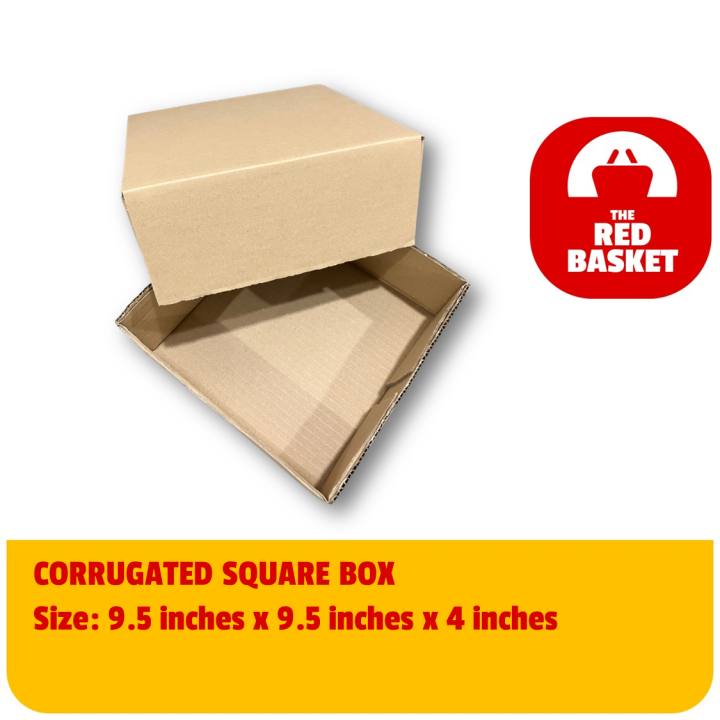 CORRUGATED SQUARE BOX | Lazada PH