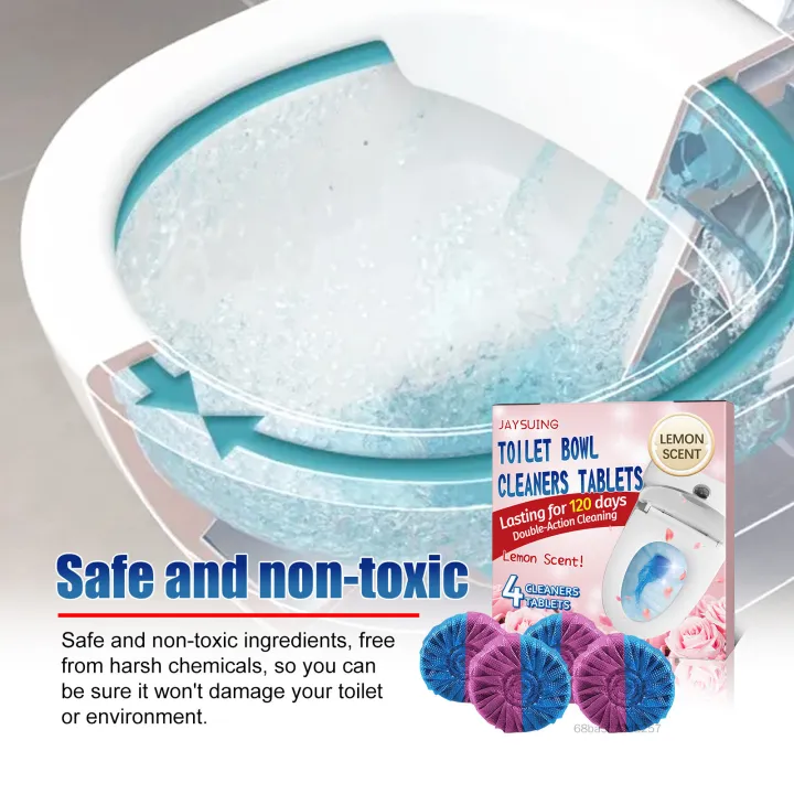 Toilet Bowl Cleaner Tablets Urine Stain Deodorant Yellow Dirt Cleaner ...