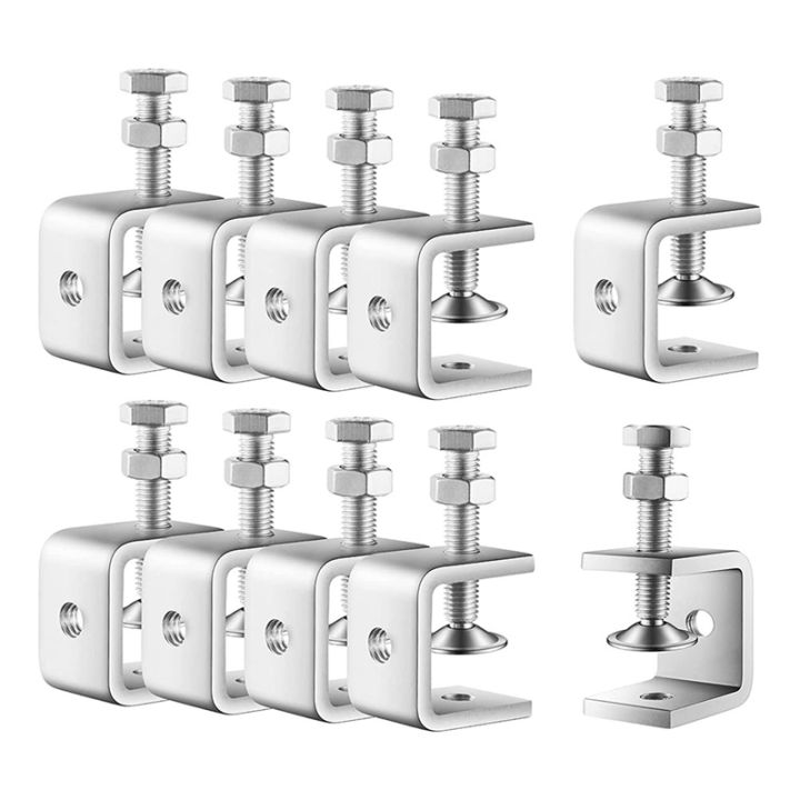 C Clamp Mini Clamp 1 Inch Heavy Duty Metal U Clamps with Stable Wide ...