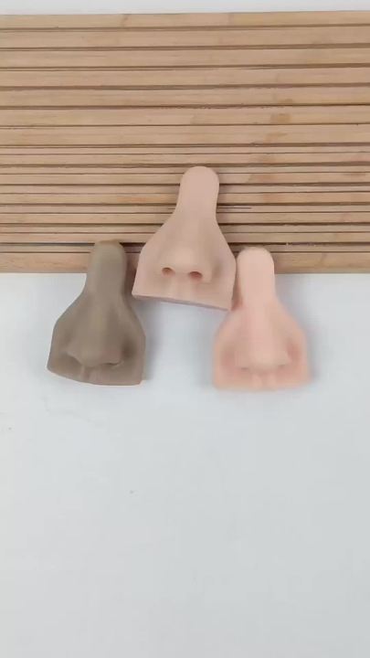 JTLB 3PCS Silicone Nose Model, Soft Flexible Reusable Simulation 3D ...