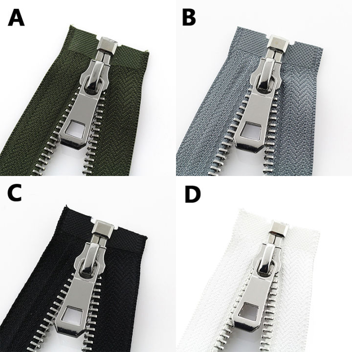 Fzbm 1PC Use For Clothes Metal Auto Lock Zipper 5# Open-end 55/65/75cm ...