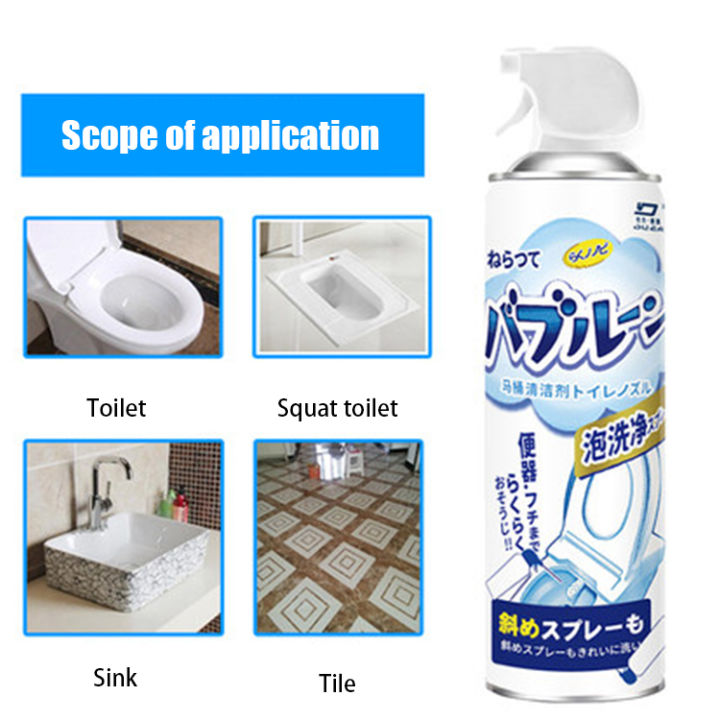 Multifunctional Toilet Cleaning Mousse that guards against bacteria and ...