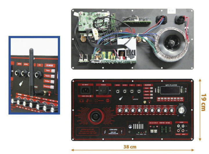 MẠCH LOA KÉO DSP 300 BẢN NÂNG CẤP 2024 CÓ ĂNG TEN -CÔNG SUẤT LỚN ...