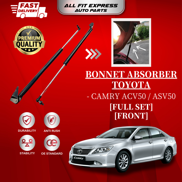 TOYOTA CAMRY ACV50 / ASV50 BONNET ABSORBER FRONT (DEPAN) LEFT & RIGHT ...