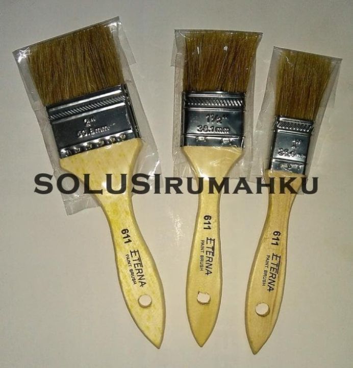 Kuas Eterna Bulu Halus 1 Koas Kuas Kuwas 1 Inch 2 cm 2cm | Lazada Indonesia