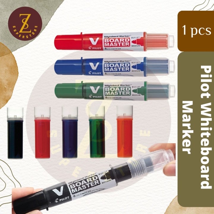 Pilot Whiteboard Marker (V Board Master) & Ink Refill | Lazada