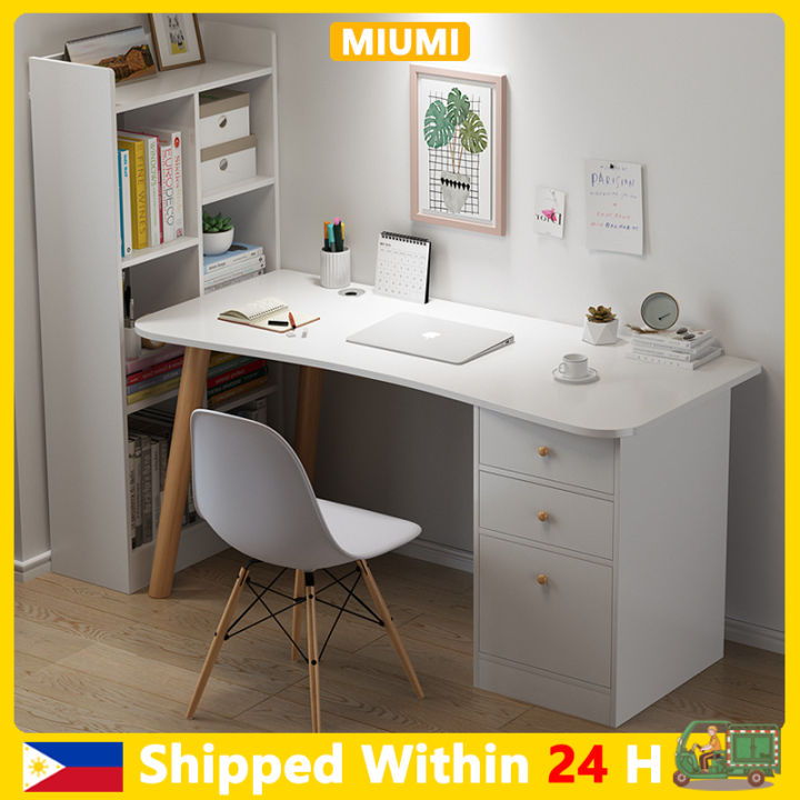 [100/120cm] Study Table with Drawer Computer Table Office table Desk for Writing Home Furniture ...