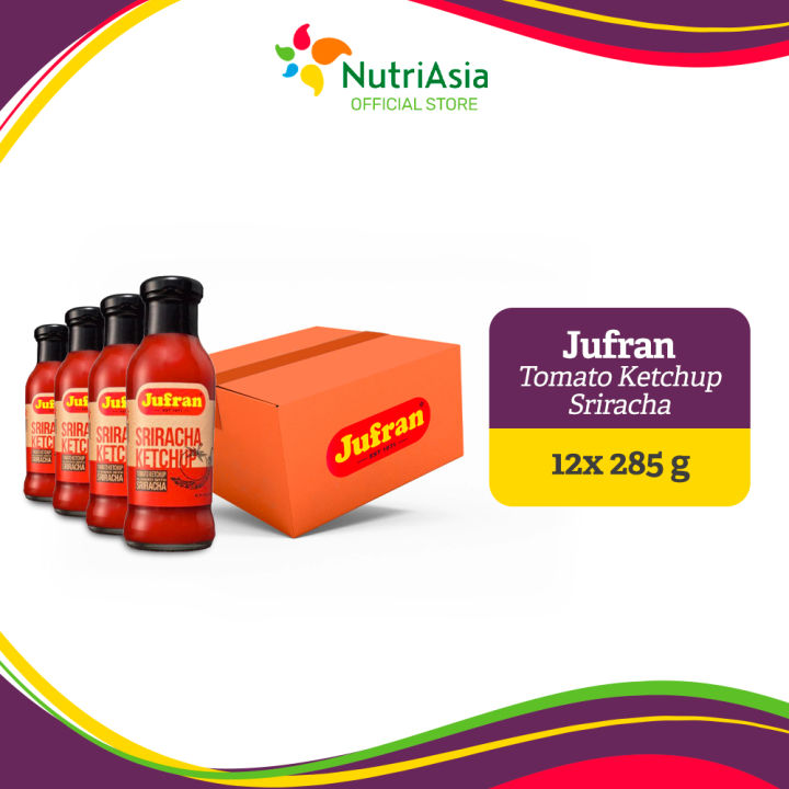 Jufran Tomato Ketchup Sriracha 285 g Bundle of 12 | Lazada PH